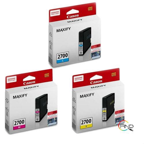 CANON PGI-2700 C/M/Y NORMAL SET CARTRIDGE FOR MAXIFY iB4070/ iB4170 ...