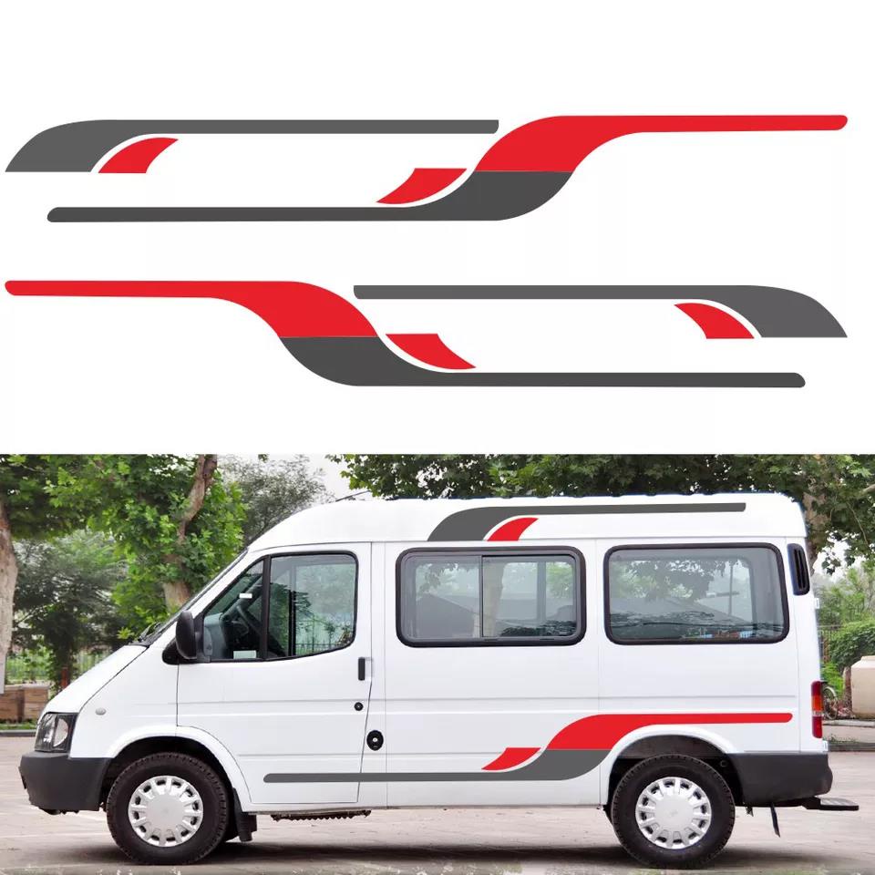 2 PCS Car Auto Body Sticker Self-Adhesive Side Truck Vinyl Graphics ...