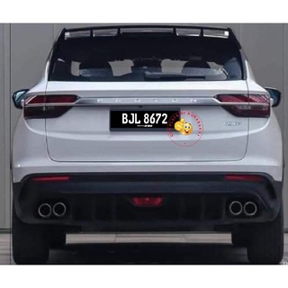 {{ OFFER }} PROTON X50 - 1PC PAPAN PLATE BESI ALOI + FRAME + LOGO ...