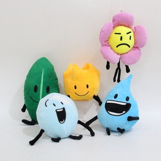 Battle for Dream Island Plush Toy Leafy Firey Flower Block Waterdrop ...