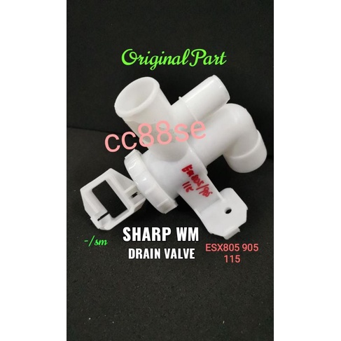 SHARP WASHING MACHINE DRAIN VALVE ESX805 ESX905 ESX115 ESX1168 ESX156 ...