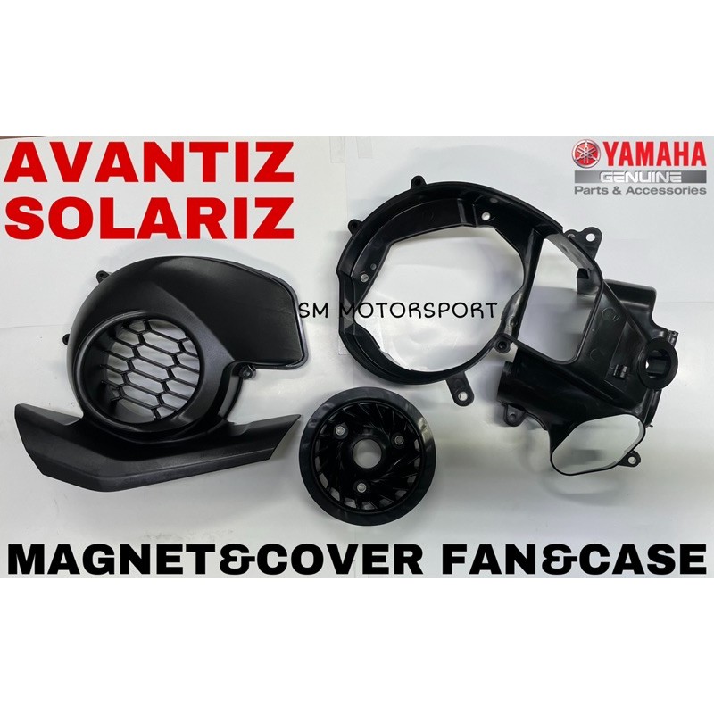 EGO AVANTIZ SOLARIZ MAGNET COVER FAN COVER SET YAMAHA 100% ORIGINAL HLY ...