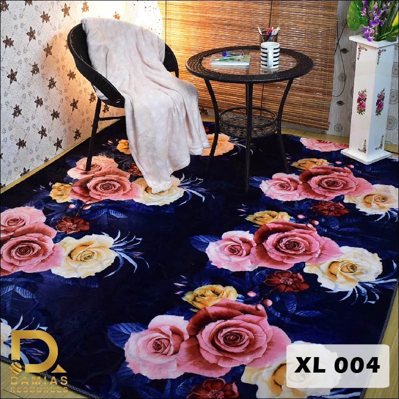 Karpet Gebu Span Corak Bunga dan Abstrak Ruangtamu Besar Saiz XL karpet ...