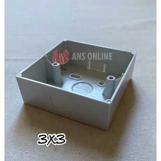 PVC SURFACE NUT BOX / MOULDED BOX / 3X3 / 3X6 / 3X7 / 3X10 / 3X12 Base ...