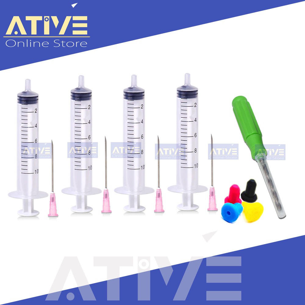 REFILL KIT FOR PRINTER INK CARTRIDGE (10ML SYRINGE , 3.5MM NEEDLE , 3 ...