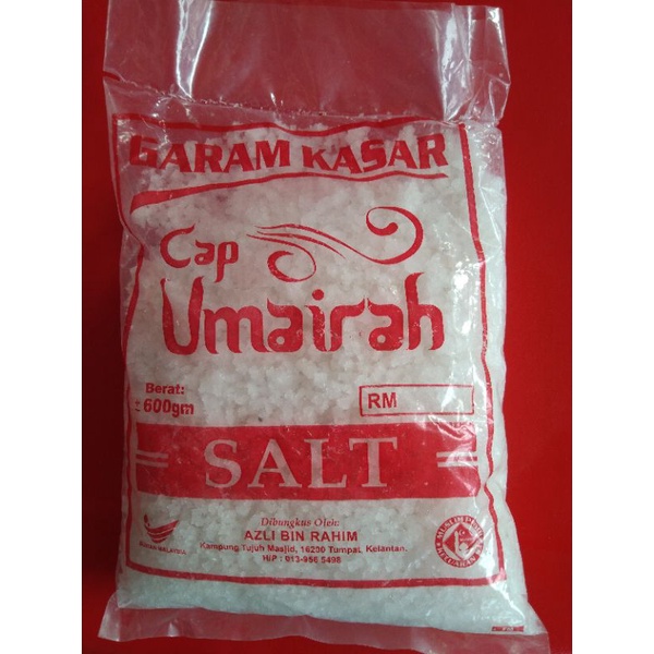 Garam Kasar 600g (Cap Umairah) | Shopee Malaysia