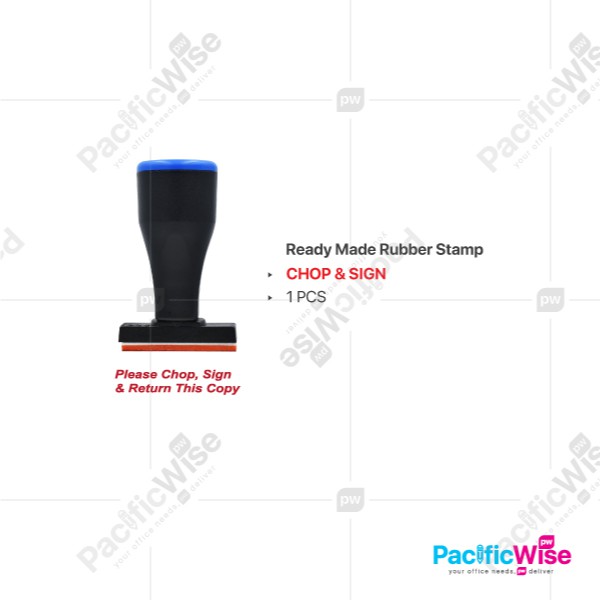 Ready Made Rubber Stamp/Cap Getah Sedia/Rubber Stamp (CHOP & SIGN ...