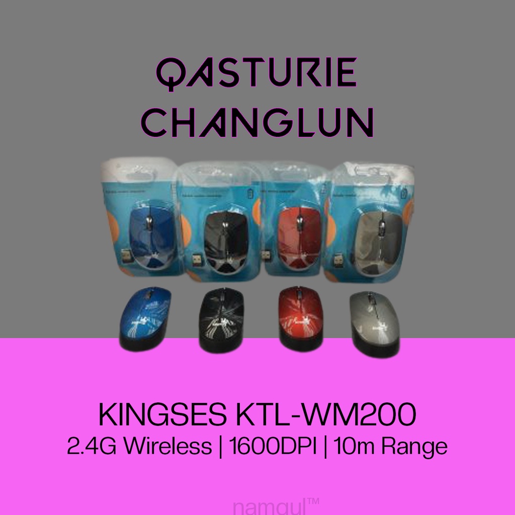 KINGSES KTL-WM200 MOUSE (NEW) | Shopee Malaysia