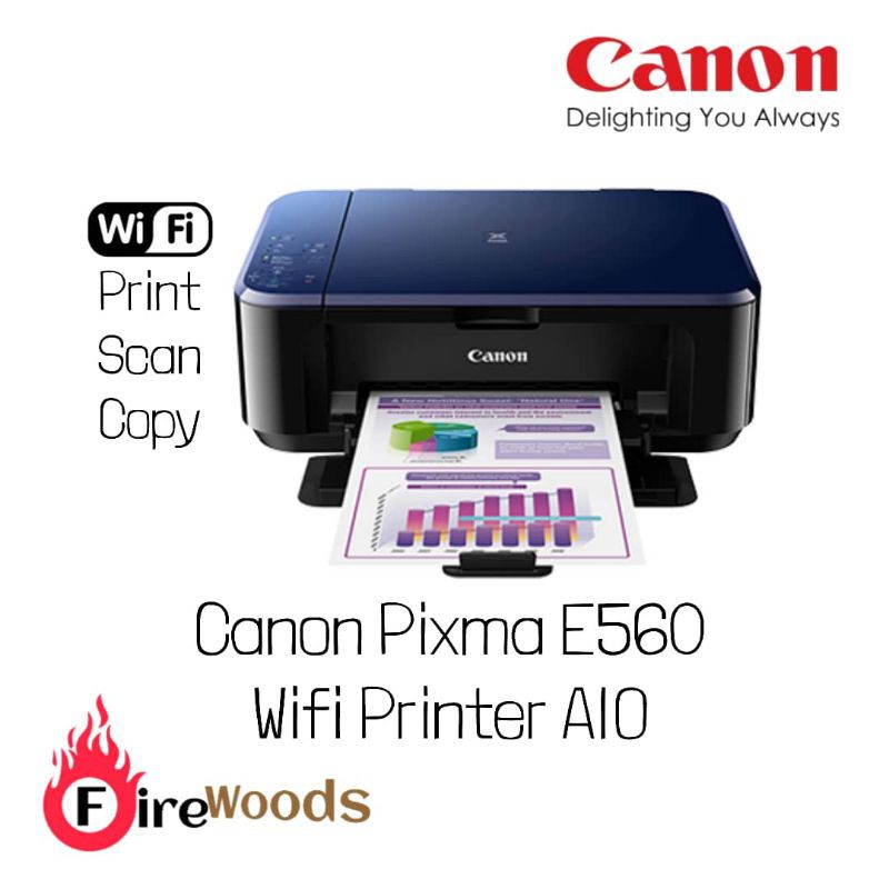 Canon PIXMA E560 Printer ( Print,Scan,Copy,WiFi) | Shopee Malaysia