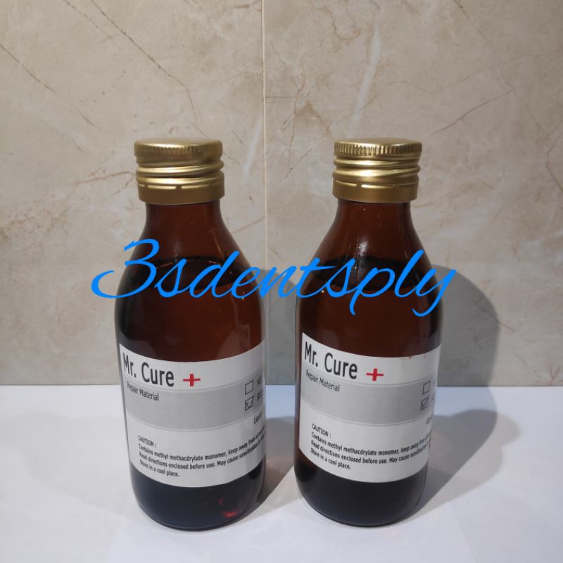 Mr Cure + Acrylic Self & Heat Cure Liquid / Acrylic Liquid & swa curing ...