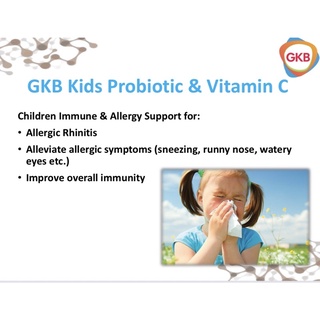 [Ready Stock]GKB Kids Probiotic+Vitamin C 30 Sachets | Shopee Malaysia