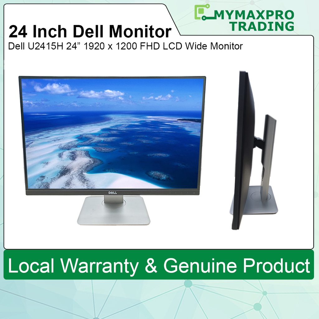 Dell U2415 / U2417H / U2419H 24" LED Monitor 1920 x 1200 Full HD ...