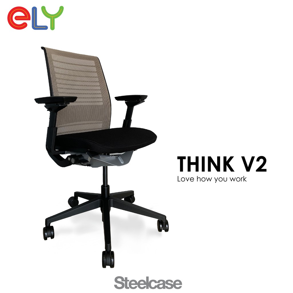 ELY Steelcase Think V2 3D Knit / Office chair / Ergonomic Chair ...