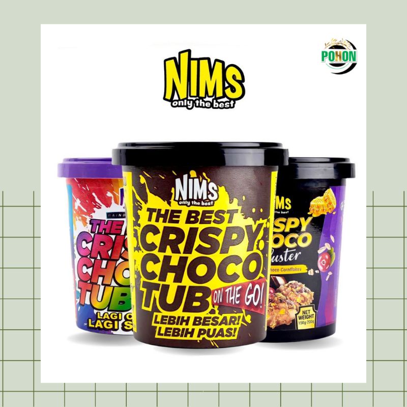 NIMS CRISPY CHOCO TUB CRUNCH COCO BALL CHOCO JAR CEREAL CHOCOLATE BAR ...
