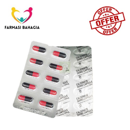 CCM CALCIUM CARBONATE 500MG 10'S (CALSONATE) | Shopee Malaysia