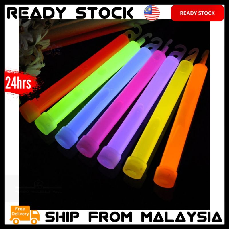 10pcs 6inch Industrial Grade Glowstick Glowing Glow Sticks Light Stick ...