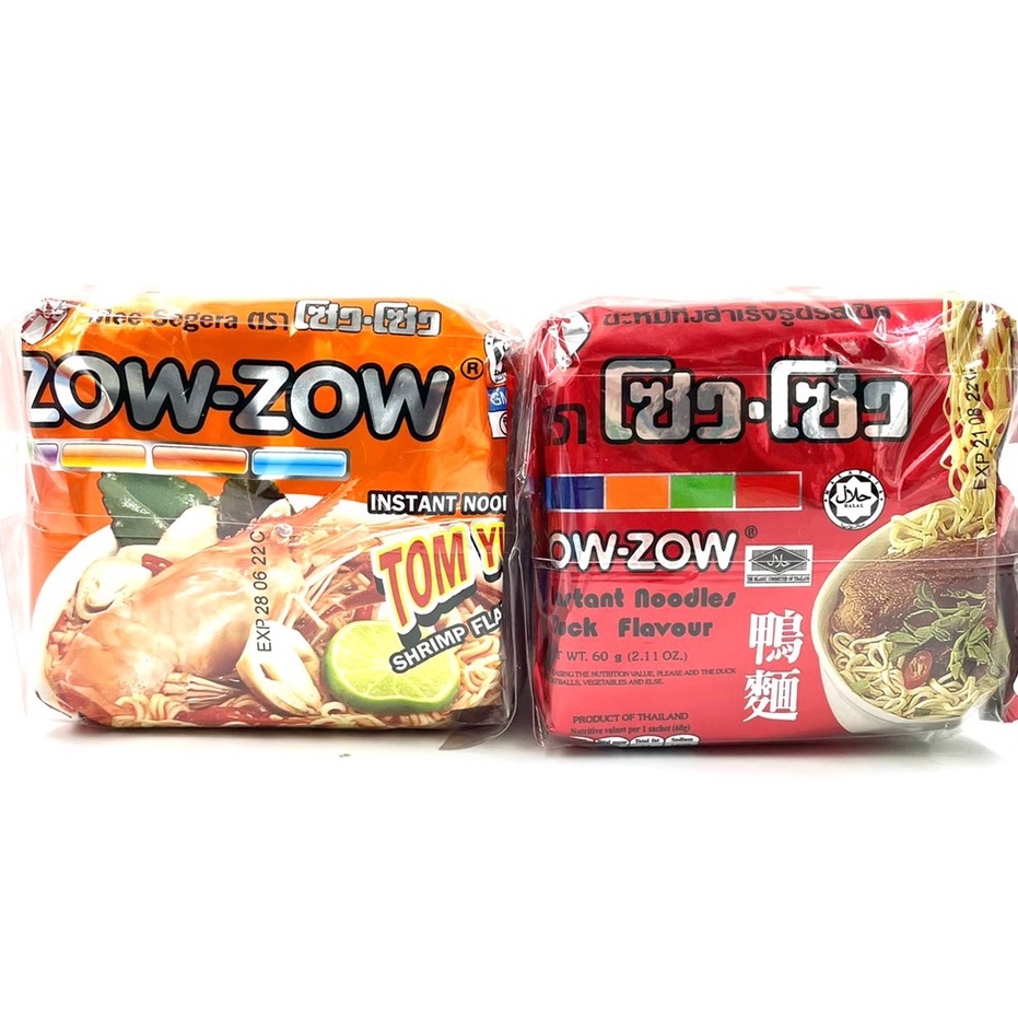 Zow-Zow Instant Noodles 5 x 60g (Ready Stock) | Shopee Malaysia