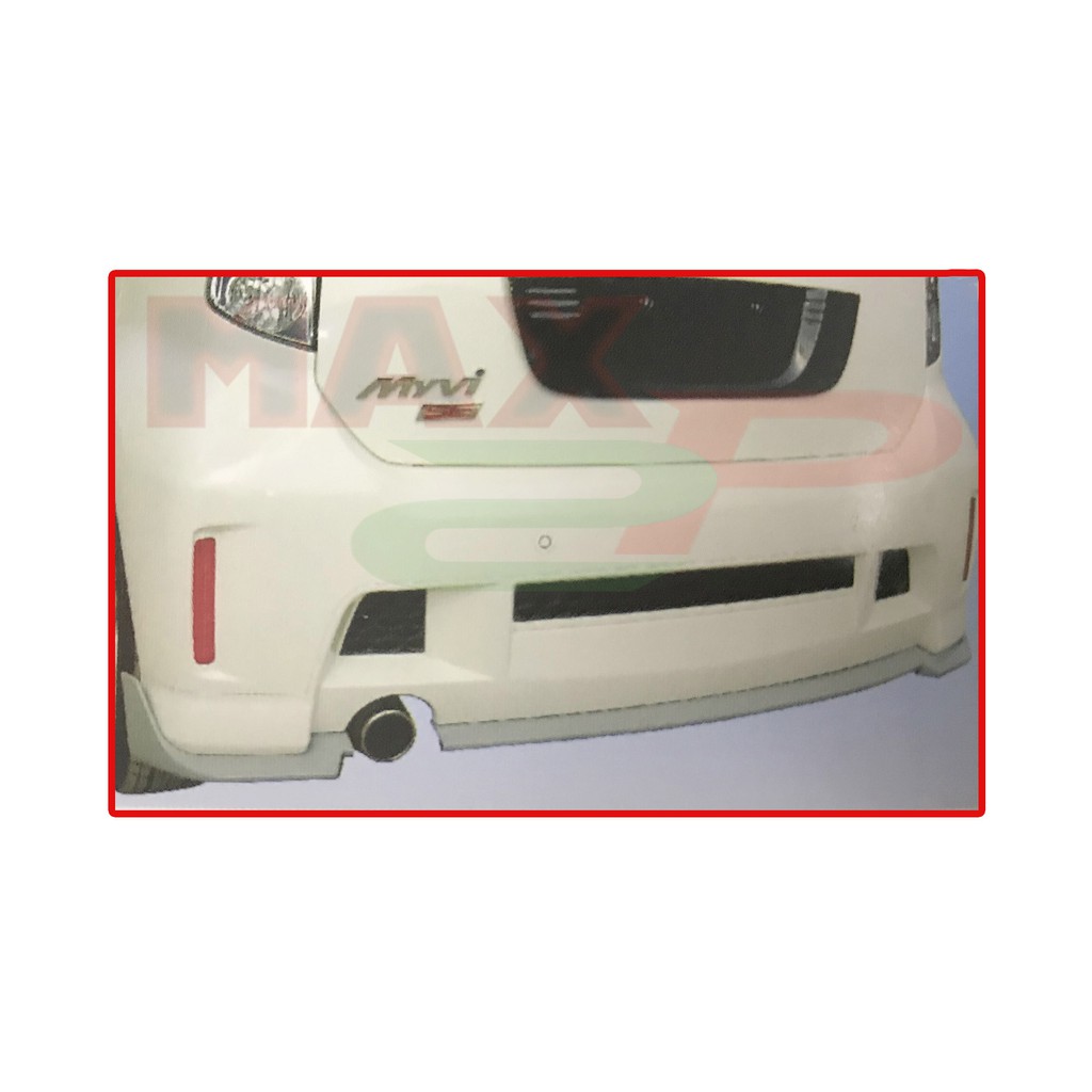 Perodua Myvi SE 1st Gen (2005-2011) BOTTOM LINE Rear Back Bumper Skirt ...