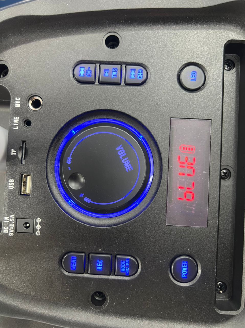 SPEAKER POWERFULL SOUND MULTIMEDIA DJ TROLLEY SPEAKER NDR-128 Rechargeable Party Speaker with ...