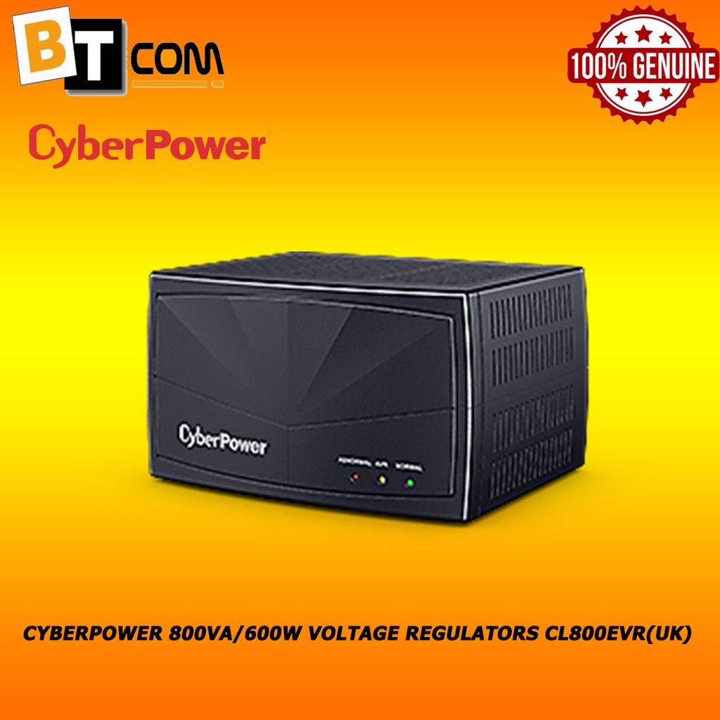 CYBERPOWER 800VA/600W Voltage Regulators CL800EVR(UK) | Shopee Malaysia