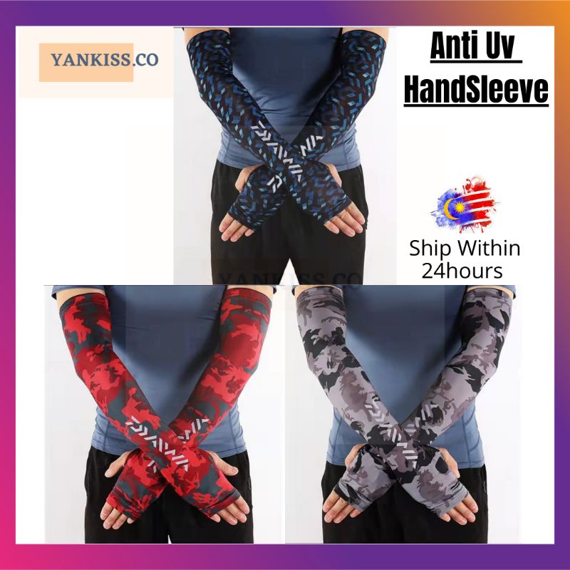 Anti UV Rider Hand Sleeves Men Hand Sock Cycling Hand Socks Arm Sleeve ...
