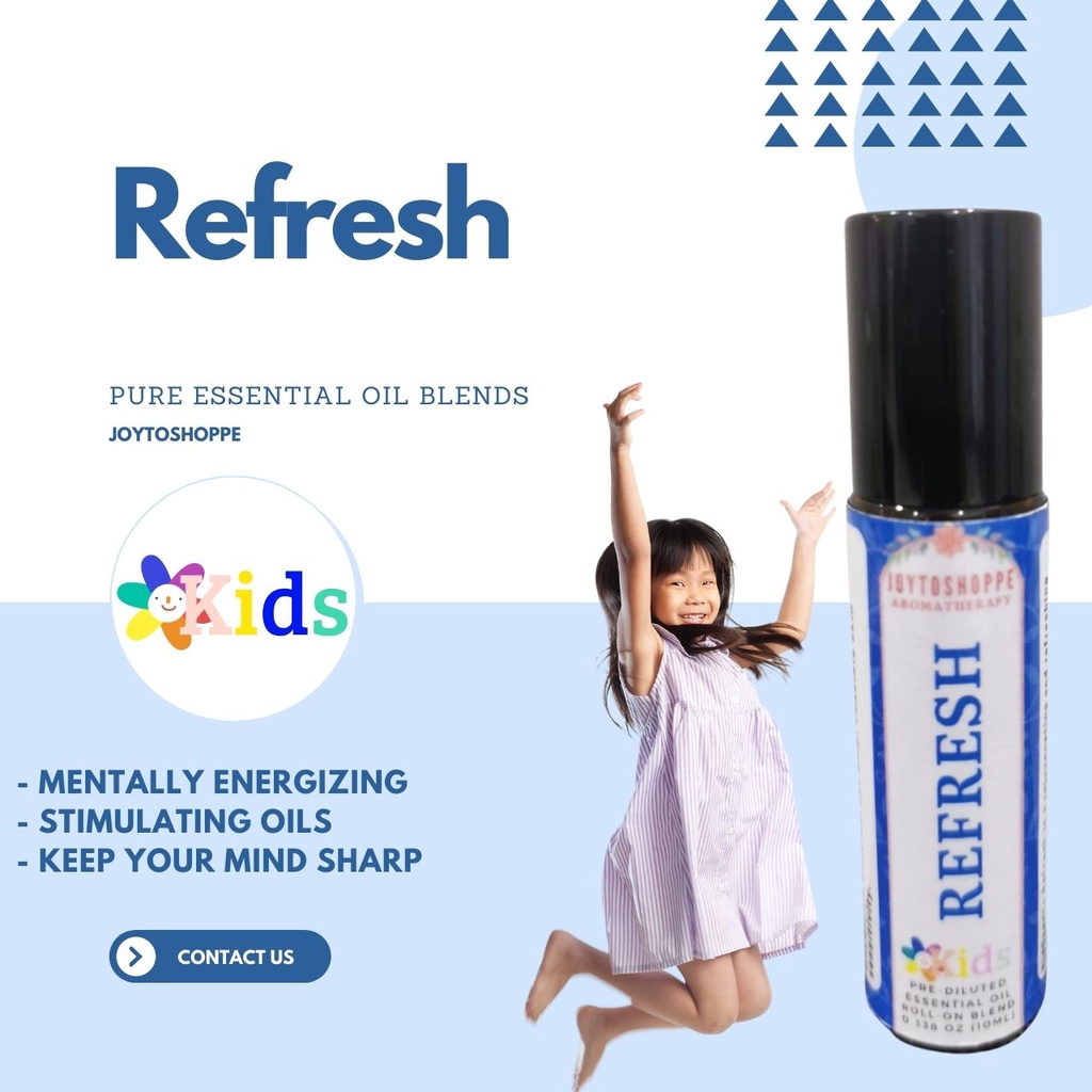 Refresh Kidscents KidSafe Roll-On Pure Essential Oil Pre-diluted 10ml ...
