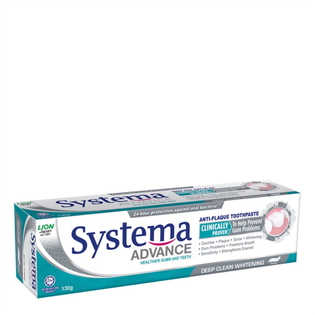 SYSTEMA Deep Clean Whitening Toothpaste 130g | Shopee Malaysia