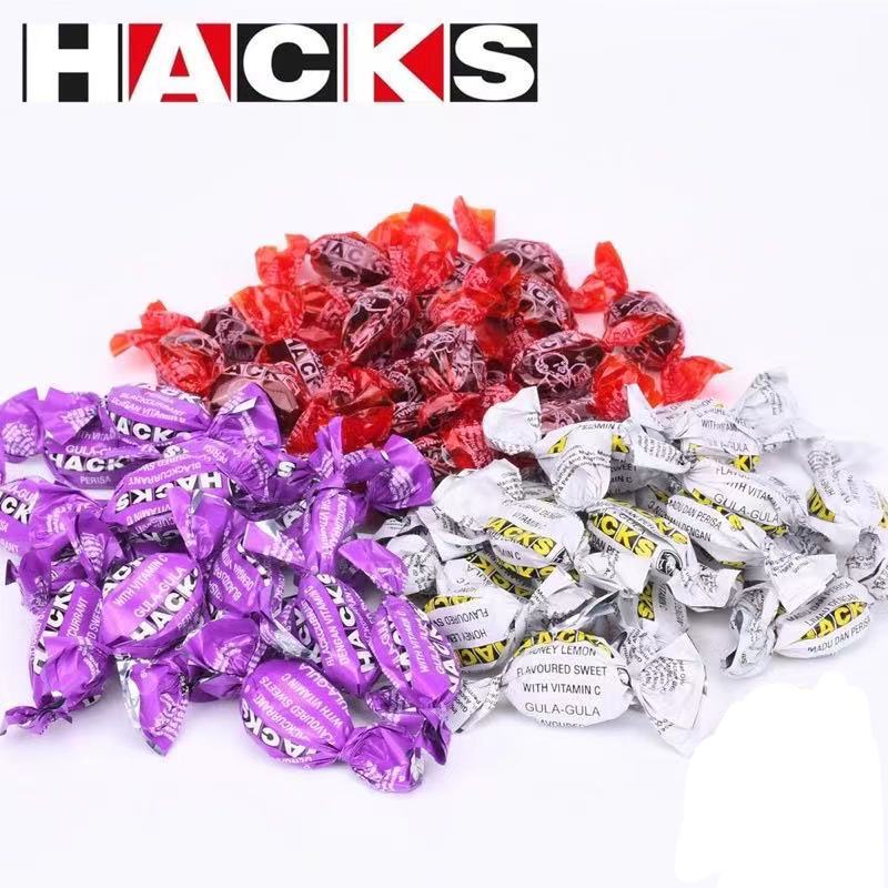 Gula Hacks / Hacks Candy (Regular / Honey Lemon / Blackcurrant) - 200g ...