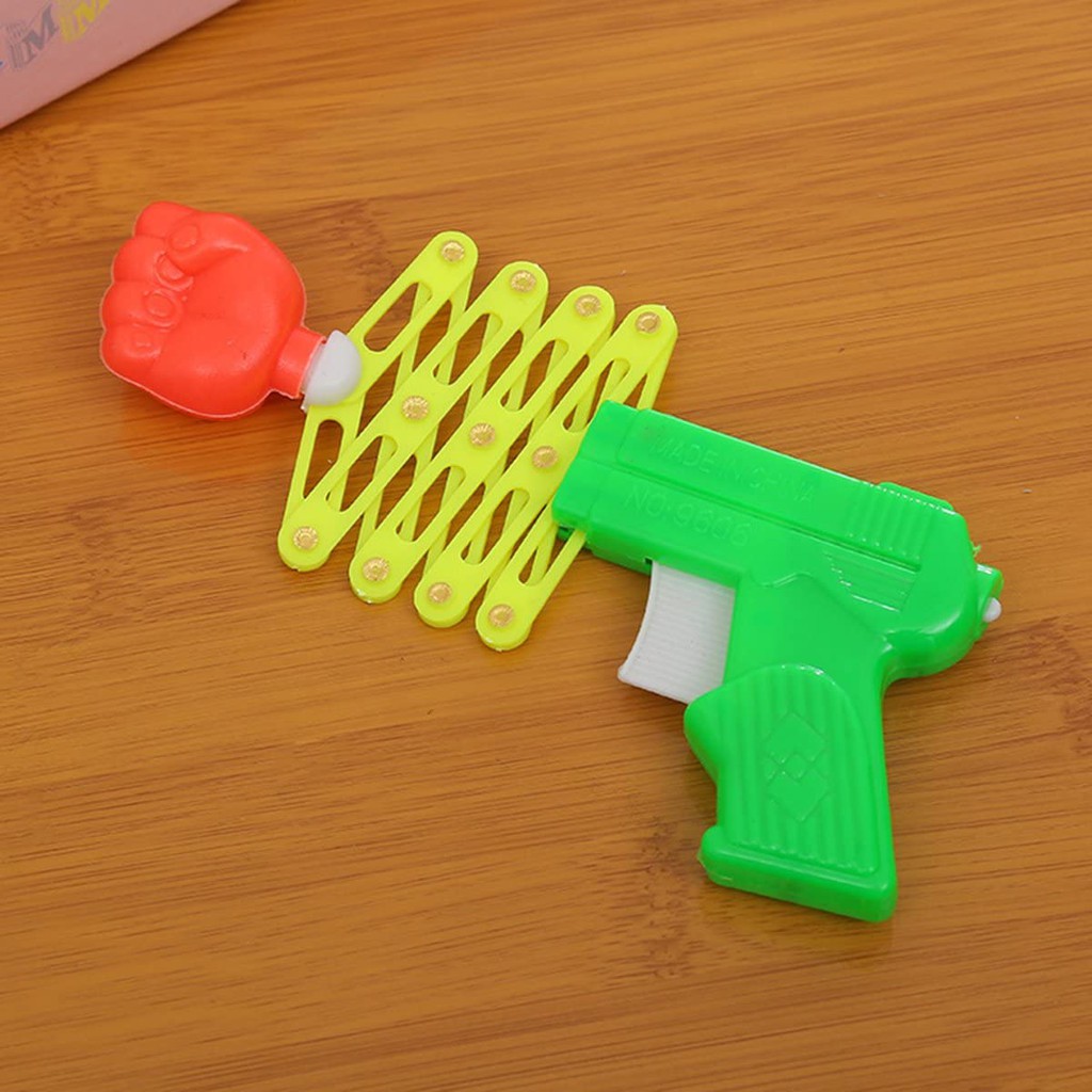 Toy Gun Punch Spring Retracable Toy Gun