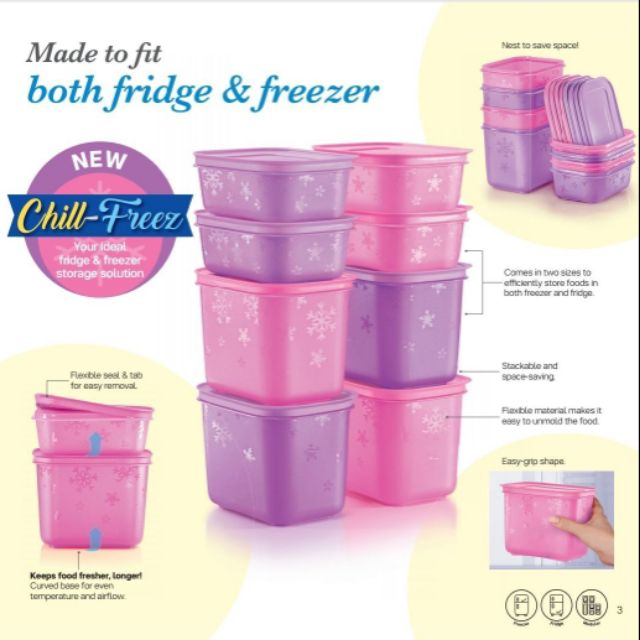 Tupperware Chill - Freeze Set | Shopee Malaysia