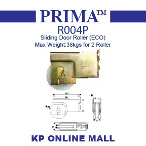 PRIMA Sliding Door Roller R004P (25mm) / Star Sliding Door Roller R004 ...