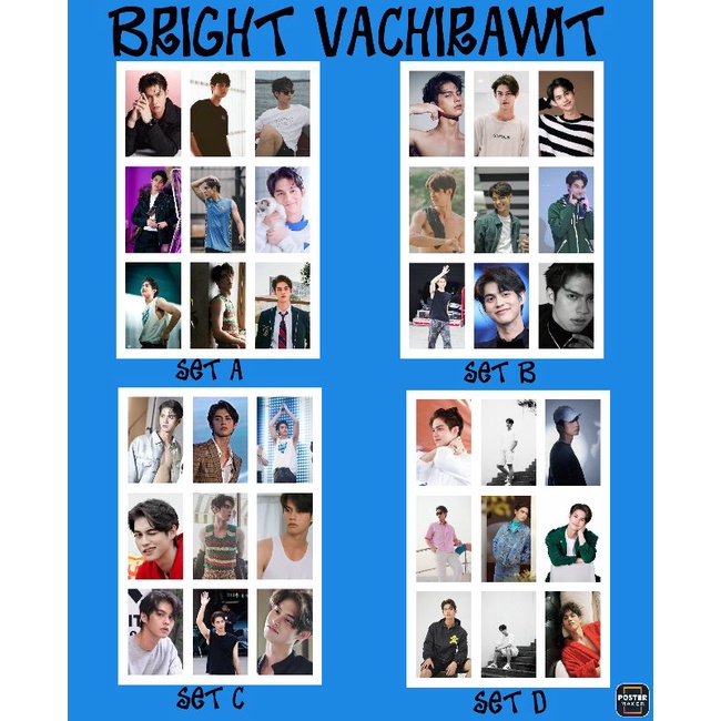 PHOTOCARD BRIGHT VACHIRAWIT |2GETHER, F4 THAILAND| | Shopee Malaysia