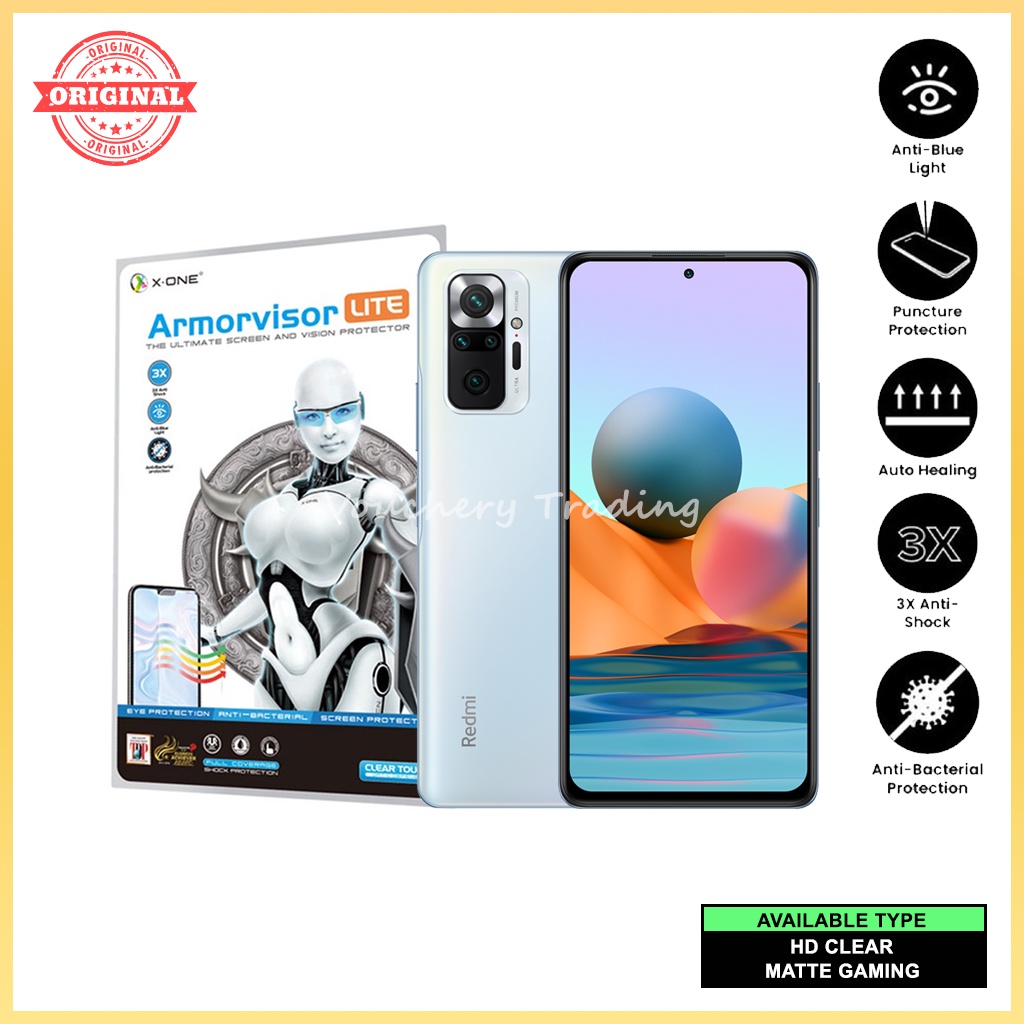 Redmi Note 10 Pro Max 10S 10T / 9 Pro Max 9S 9T X-One Armorvisor Lite ...