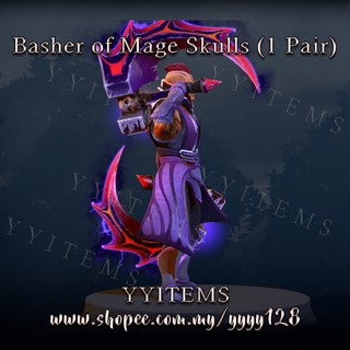 DOTA2 Anti-Mage (AM) Basher Blades “1 Pair” Basher of Mage Skulls Ti5 ...