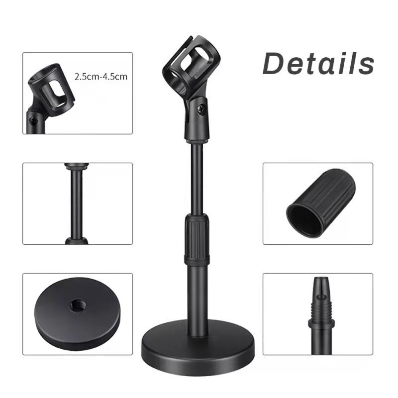 ( READY STOCK ) Desktop Microphone Stand for TS-03 MIcrophone Holder ...