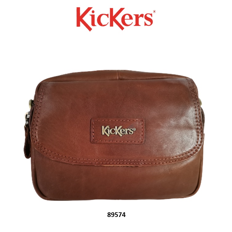 Kickers Leather Sling Bag | Shopee Malaysia