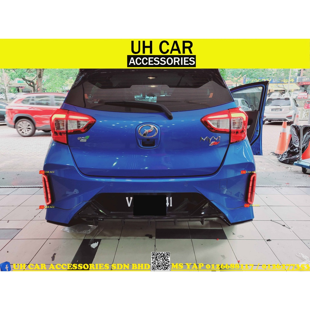 PERODUA MYVI 2022 FACELIFT REAR BUMPER LED REFLECTOR LIGHT LIGHTS LAMP ...