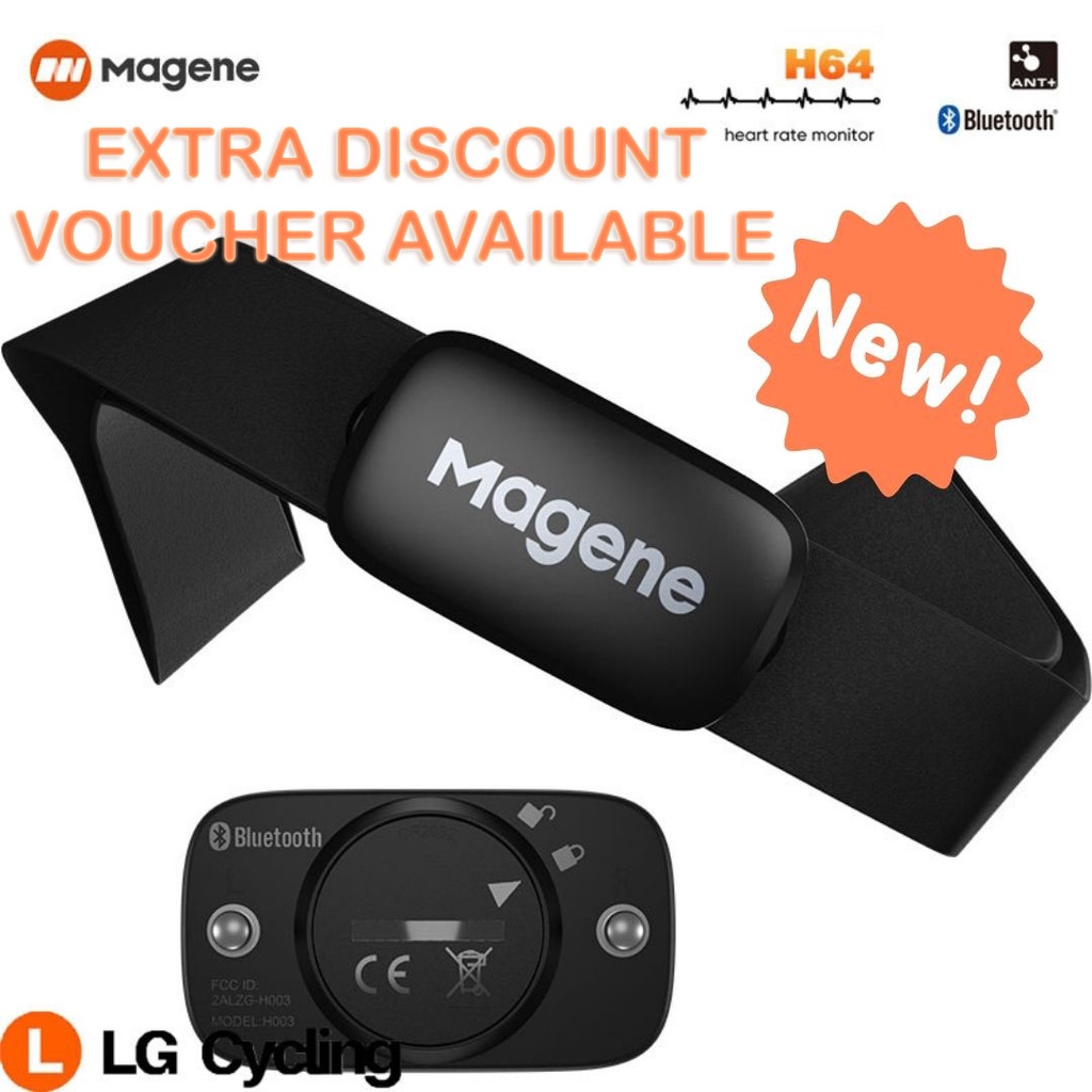 NEW Magene H64 HRM Heart Rate Dual Mode ANT+ Bluetooth 4.2 Heart Rate Sensor Monitor GARMIN ...