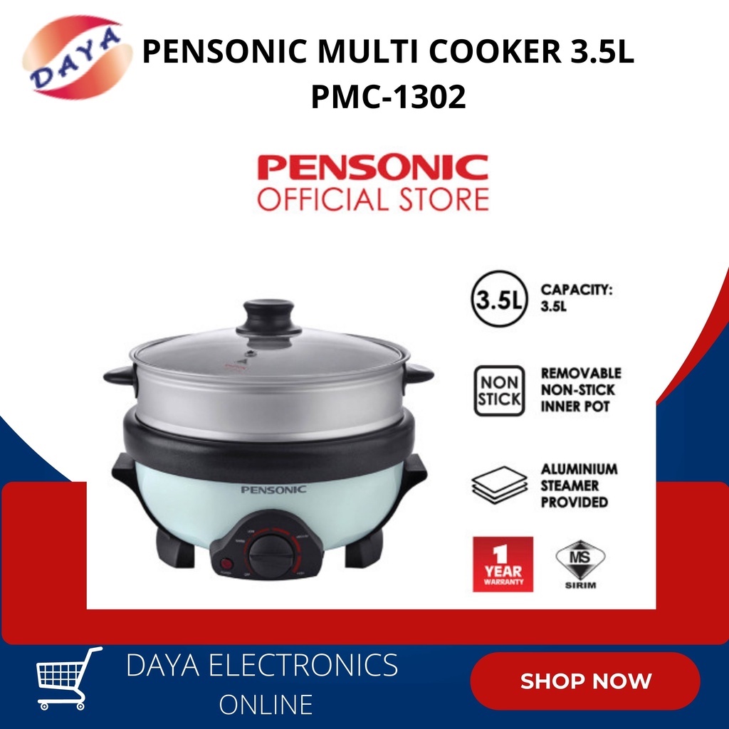 Pensonic Multi Cooker 3.5L | PMC-1302 | Shopee Malaysia