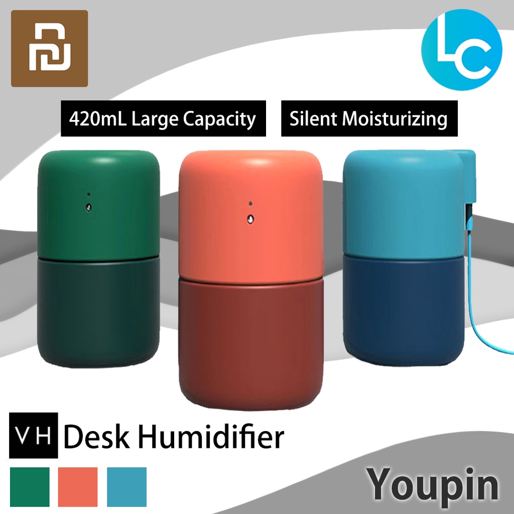 VH Original Portable Desktop USB Humidifier 420ML Mini Touch Control ...