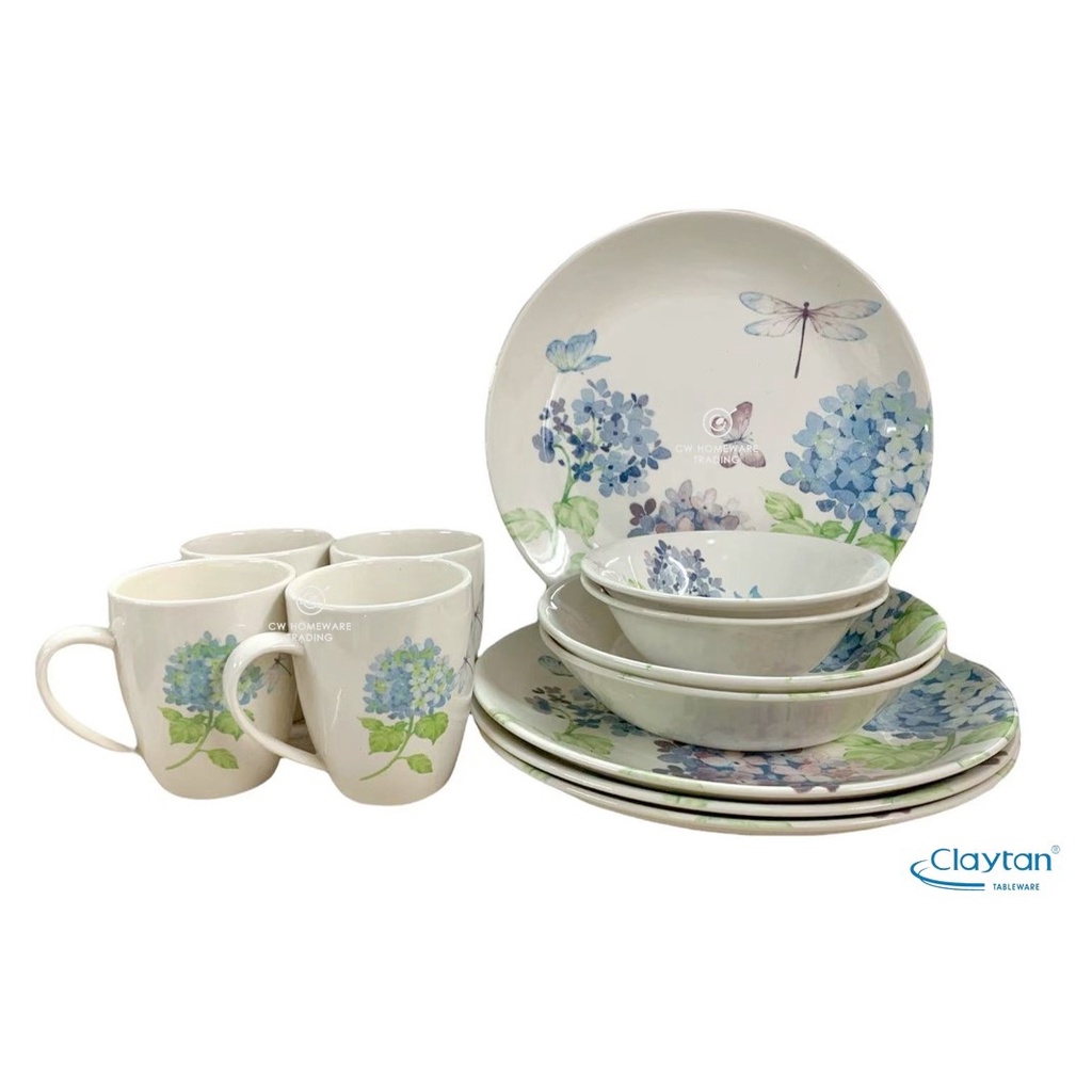 Claytan 1802FS Hydrangea Garden 4Pcs/8Pcs/12Pcs Single Set&Couple Set ...