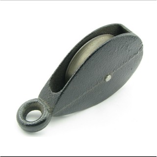 SINGLE ROPE PULLEY CAST IRON PULLY MATERIAL BESI TANGKAI TALI PULLEY ...