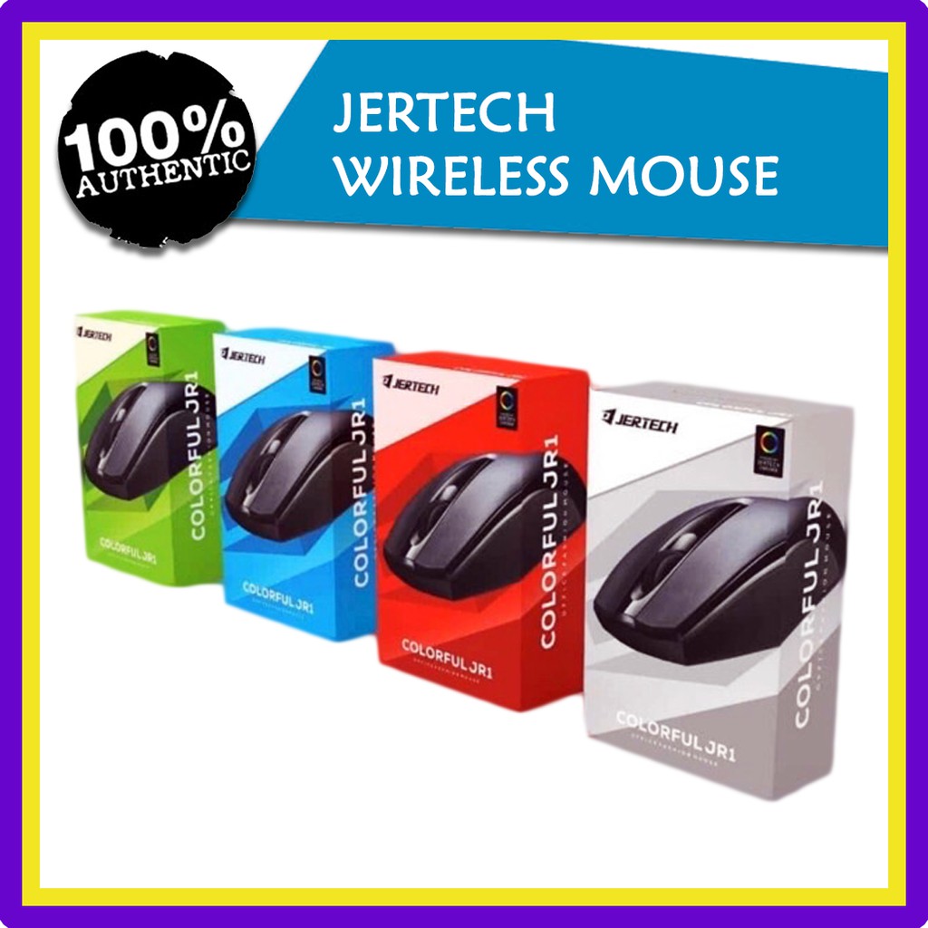 100 Original Jertech Wireless Mouse 2 4ghz Receiver Office Optical