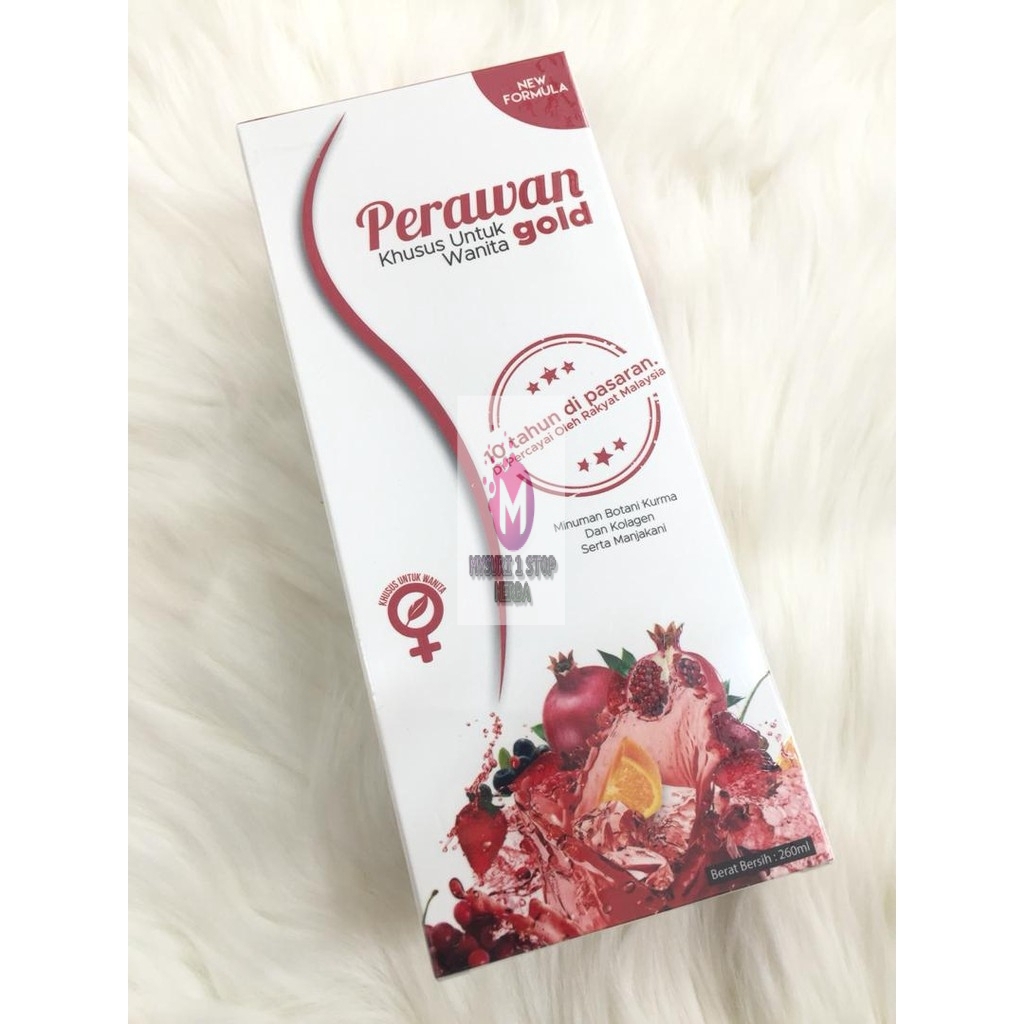 JUS PERAWAN GOLD D'HERBS 260ML - BOTOL NEW LOOK | Shopee Malaysia