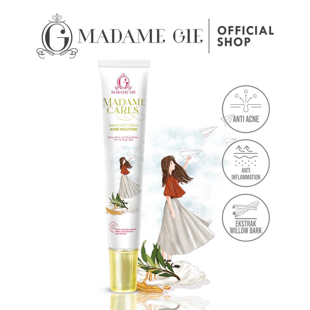 (Original) Madame Gie Madame Cares Pimple Spot Acne Cream Solution - Skin Care Acne Spots ...