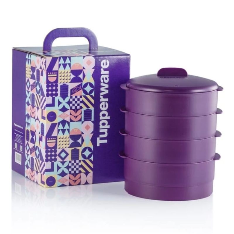 Tupperware Steam It 4 layers@gift box | Shopee Malaysia