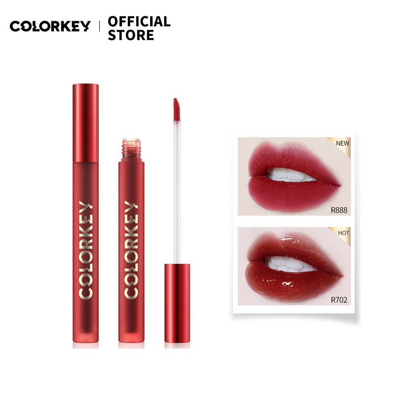 Colorkey Air Lip Glaze New Year Series Velvet Matte Liquid Lipstick ...