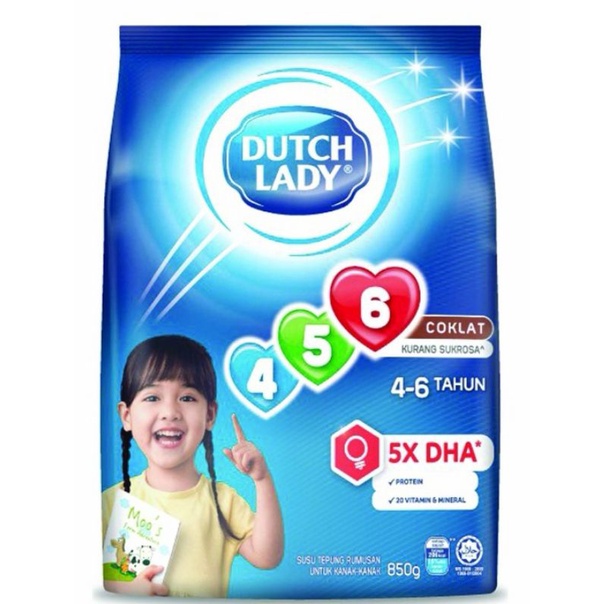 Dutch Lady 456 - Chocolate (850g) | Shopee Malaysia