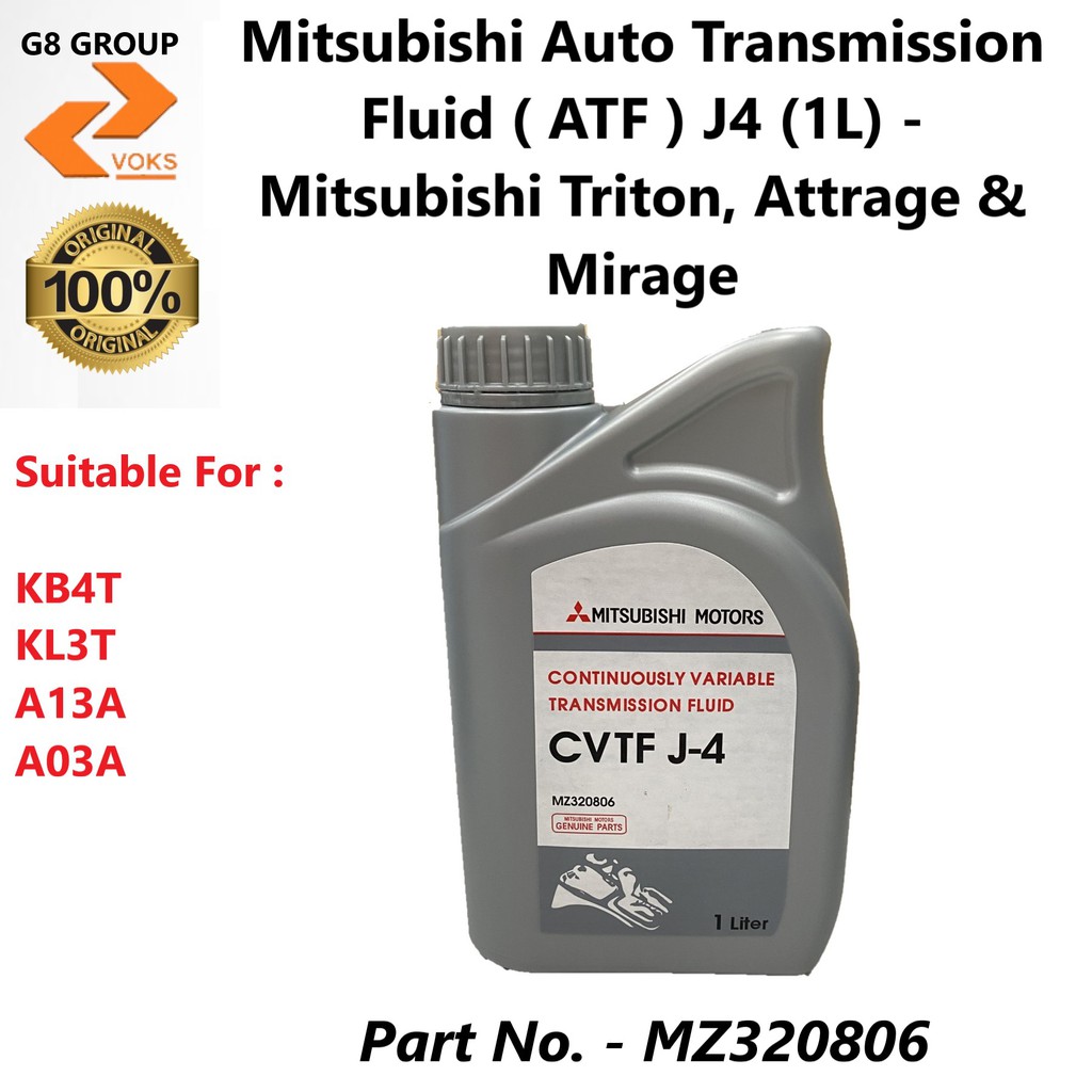 Mitsubishi Auto Transmission Fluid ( ATF ) J4 (1L) - Mitsubishi Triton ...