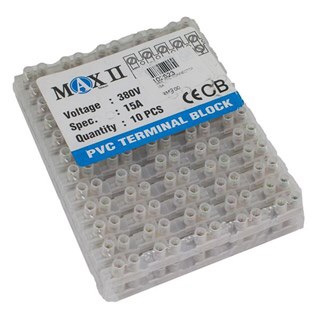 15A PVC connector terminal block 12-position Barrier wire connector ...